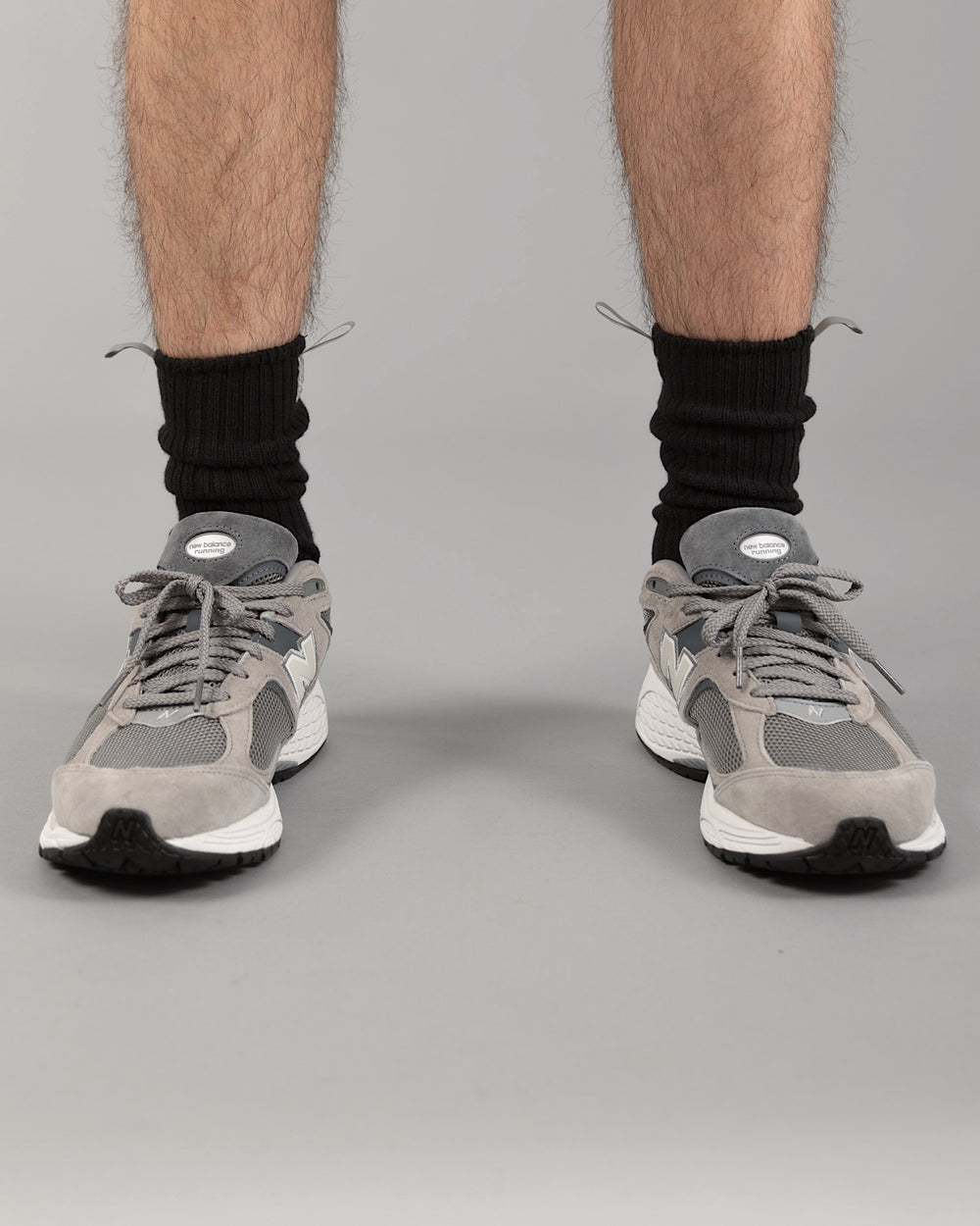 Reflective Organic Crew Socks | Jet Black – (multee)project