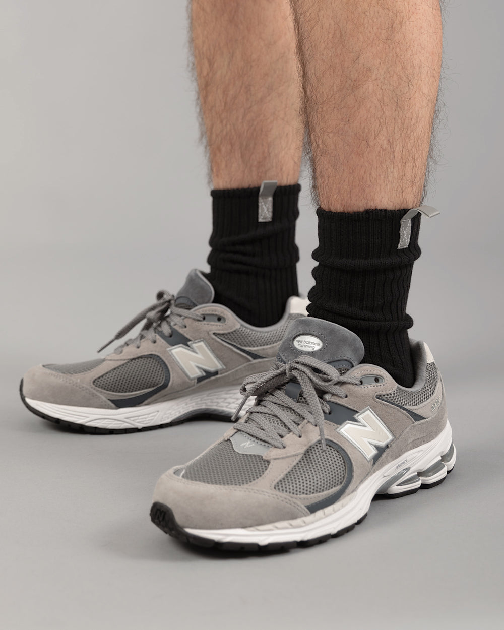 Reflective Organic Crew Socks | Jet Black – (multee)project