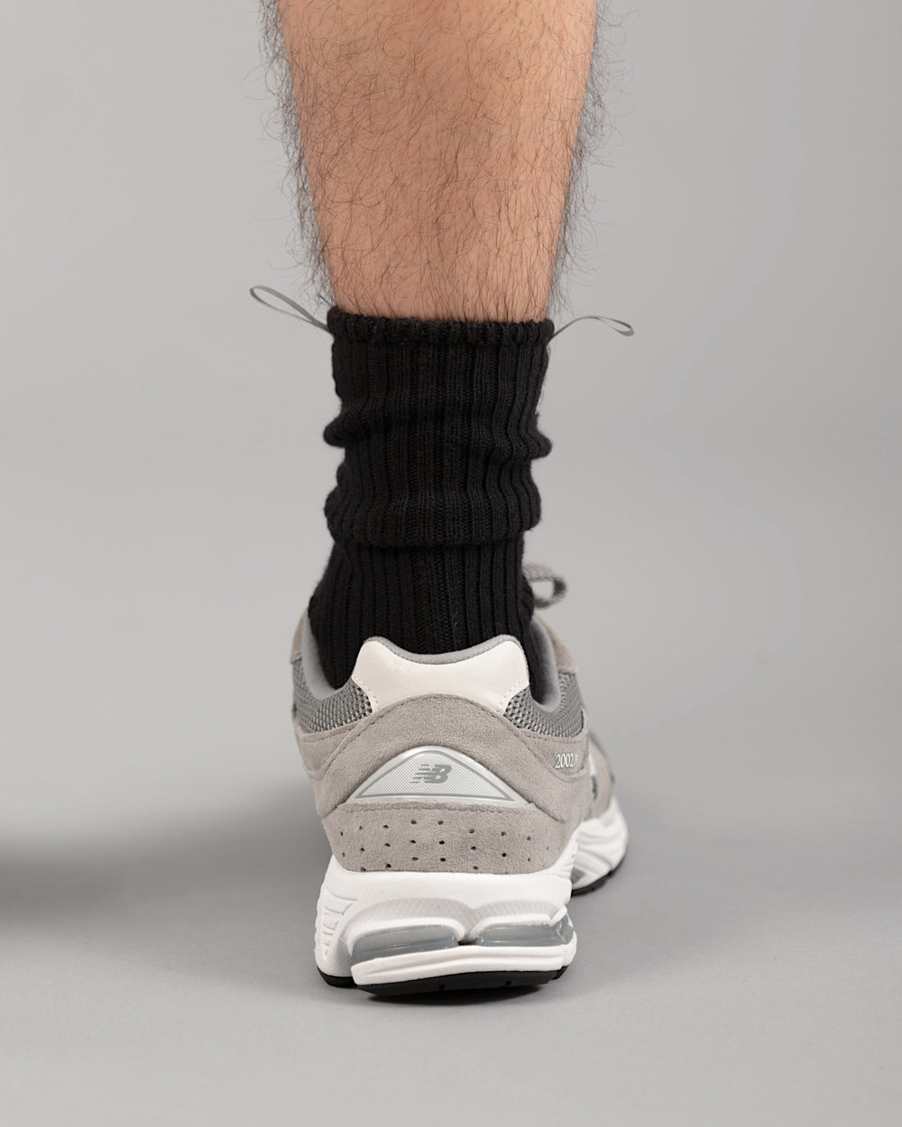 Reflective Organic Crew Socks | Jet Black – (multee)project